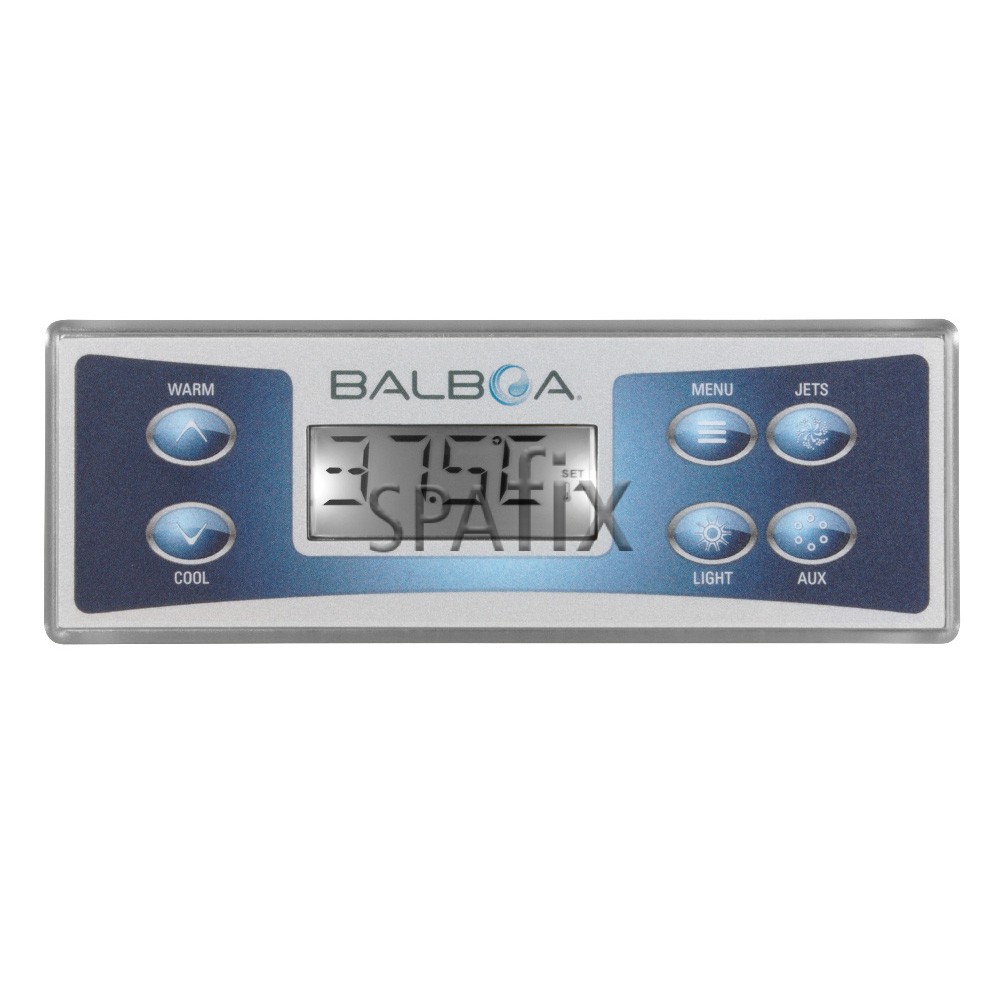 Balboa TP500 styrepanel Jet, Aux og Menu- SpaFix