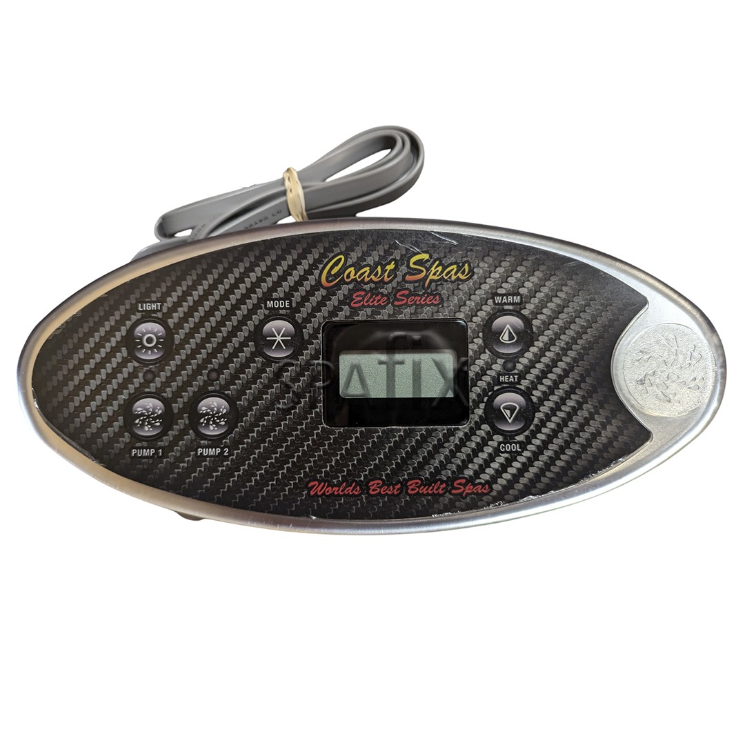 Coast Spas Balboa VL702S Control Panel 54539 - SpaFix