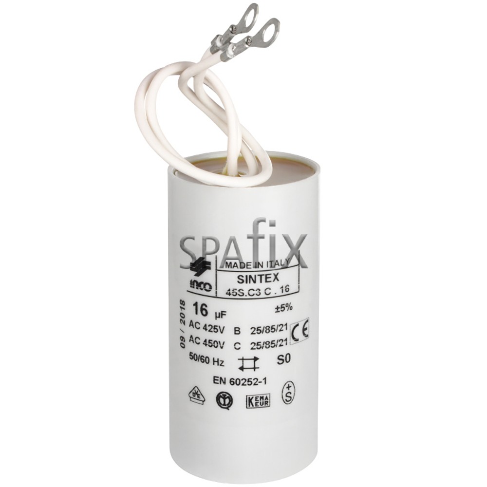 Kondensator EMG pumpe start 16mf 16µF - SpaFix